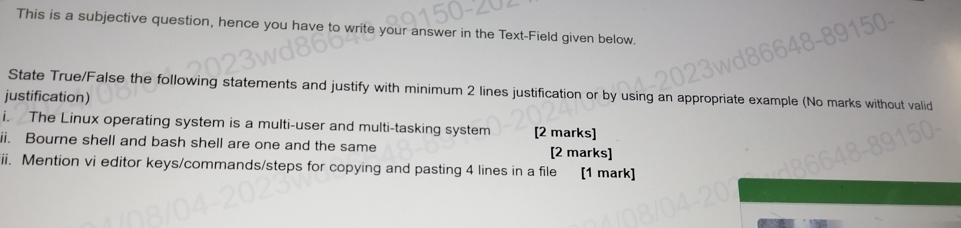 Solved This is a subjective question, hence you have to | Chegg.com