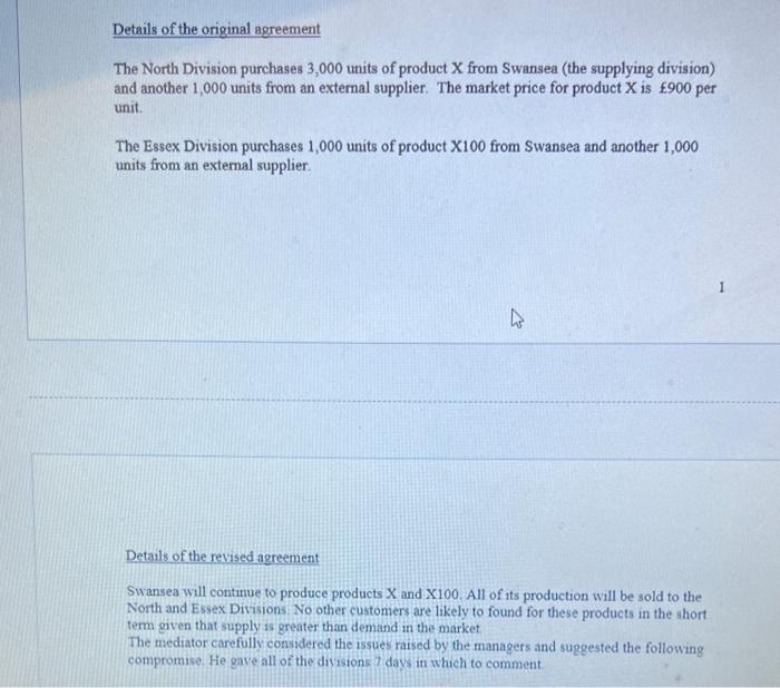 Solved Greenwich plc Topic: Transfer Pricing, Negotiated | Chegg.com