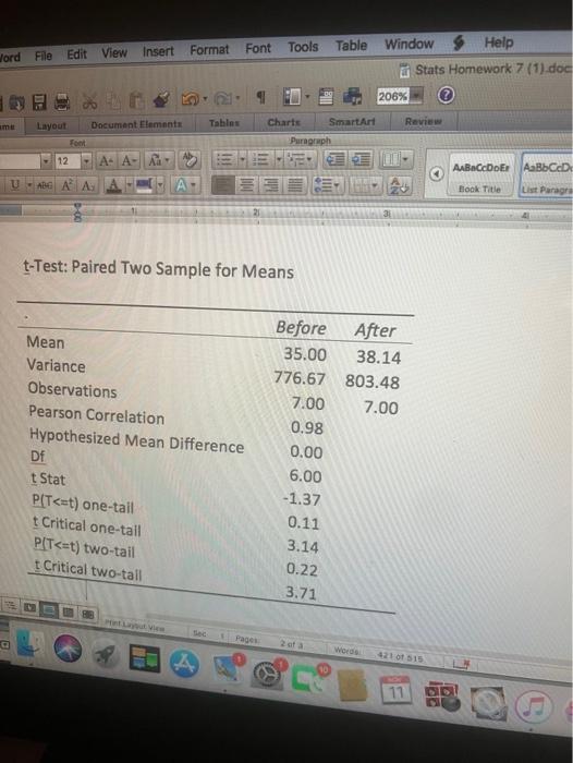 Solved a. Write a null and research hypothesis in symbols. | Chegg.com
