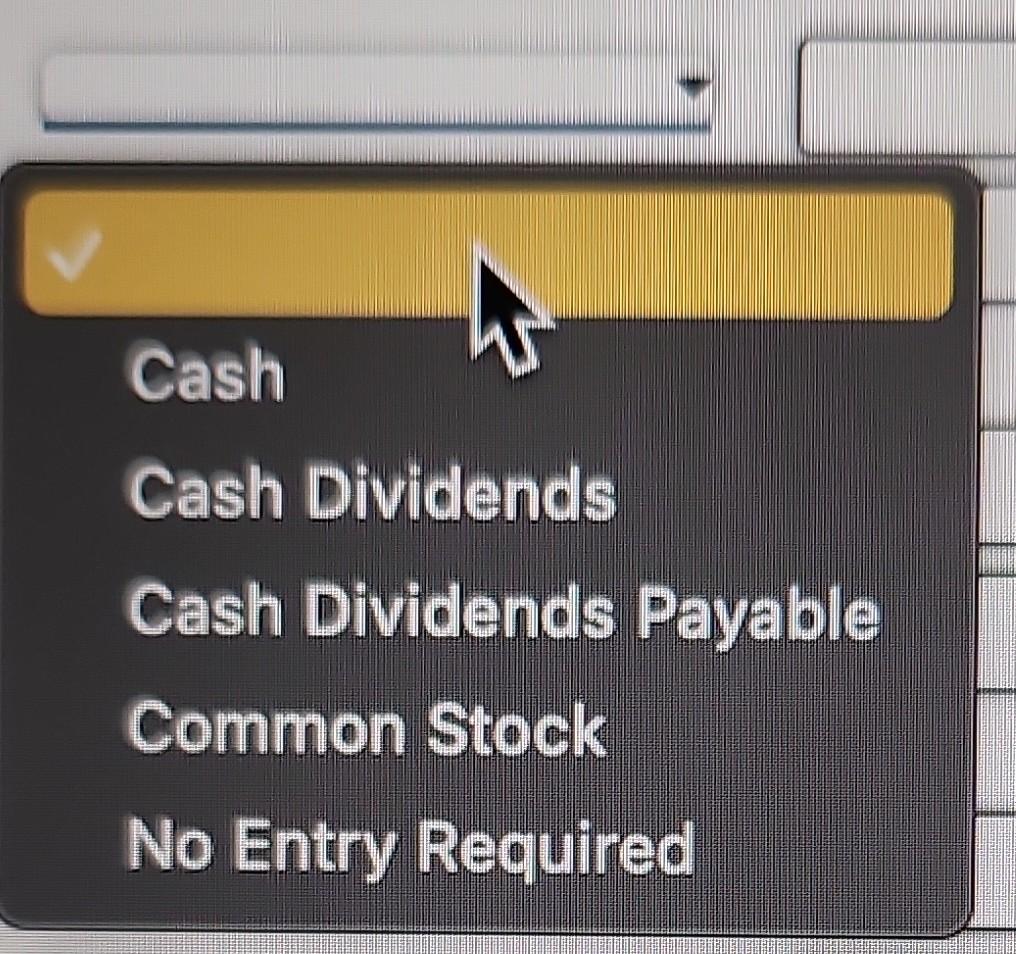 Solved The Declaration Record And Payment Dates In 1851