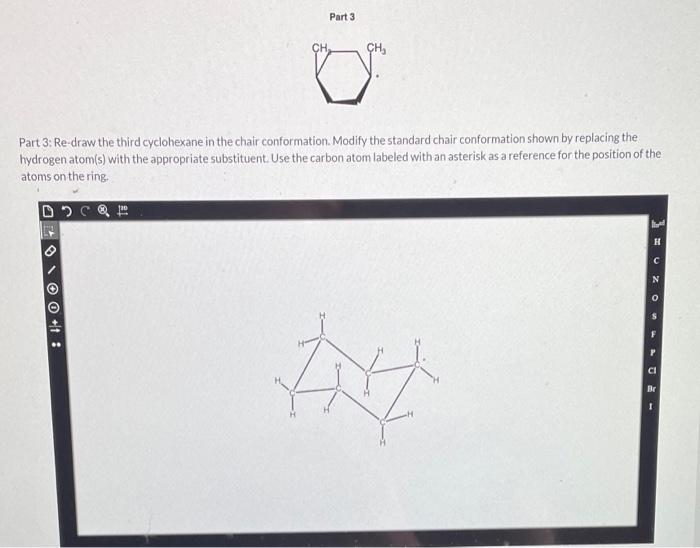 Solved The following are three different cyclohexane | Chegg.com