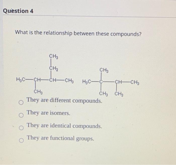Solved Question 3 A functional group O determines the family | Chegg.com