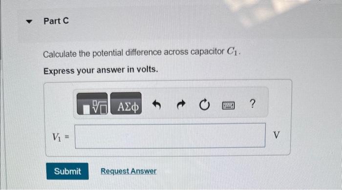 Solved In (Figure 1), C1=C5=8.8μF and C2=C3=C4= 4.9μF. The | Chegg.com