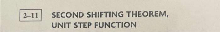 Solved 1. Report on Shifting Theorems. Explain and compare | Chegg.com