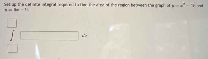 Solved Set up the definite integral required to find the | Chegg.com