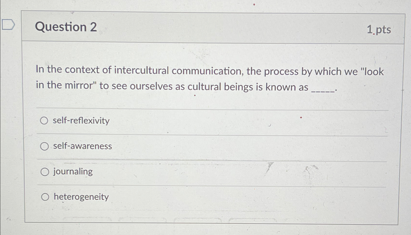 Solved Question 21.ptsIn the context of intercultural | Chegg.com