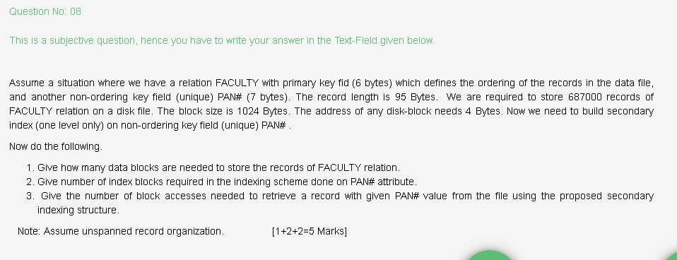 Solved Assume a situation where we have a relation FACULTY | Chegg.com