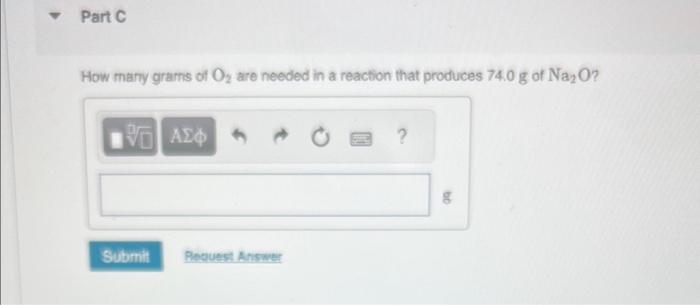 Solved How many grams of Na2O are produced when 10.3 g of Na | Chegg.com