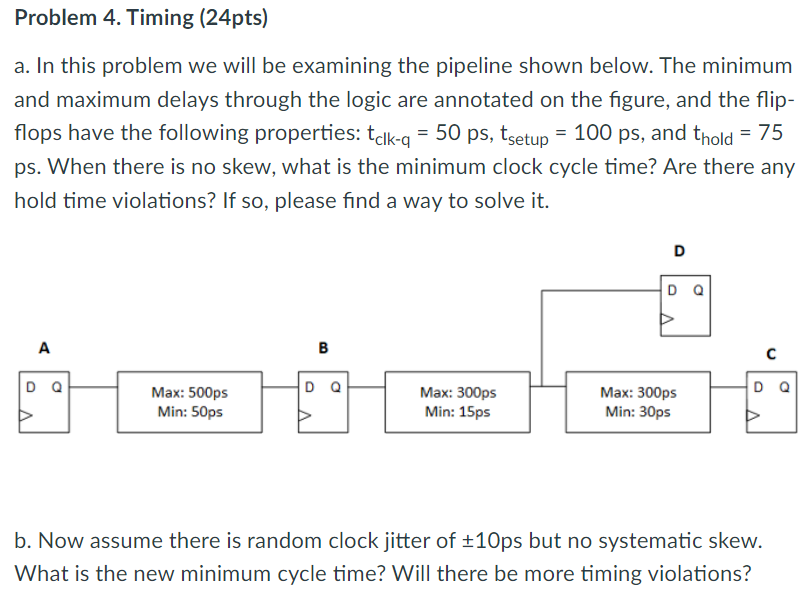 Solved c. ﻿Now let us consider the fact that clock is | Chegg.com