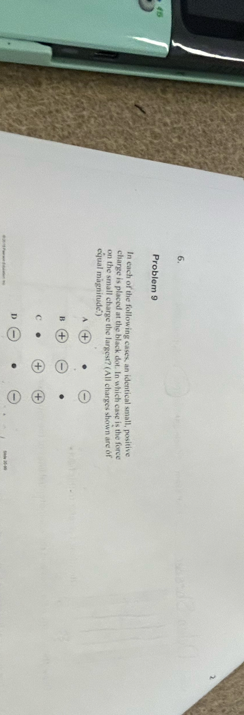 Solved Problem 9In each of the following cases, an identical | Chegg.com