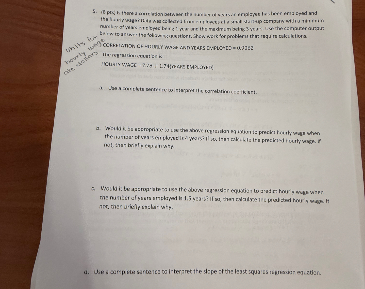 Solved ( 8 ﻿pts) ﻿Is there a correlation between the number | Chegg.com
