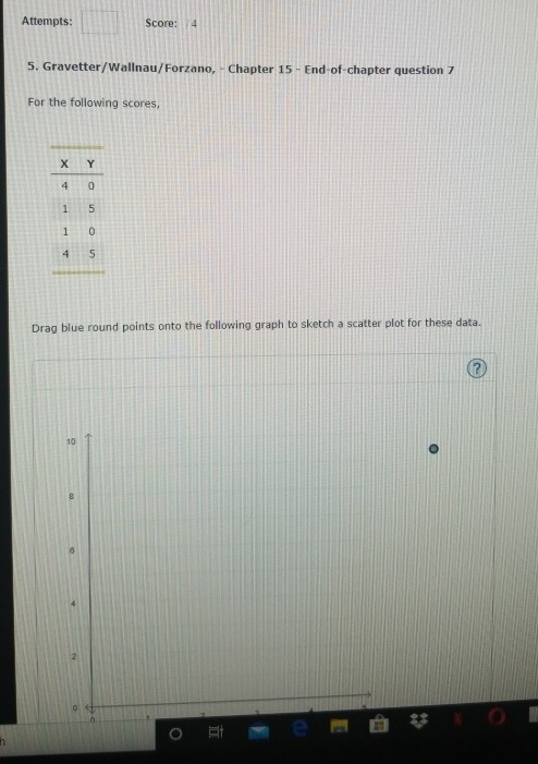 Solved Attempts: Score: 4 5. Gravetter/Wallnau/Forzano, - | Chegg.com Solved Attempts: Score: 4 5. Gravetter/Wallnau/Forzano, - | Chegg.com
