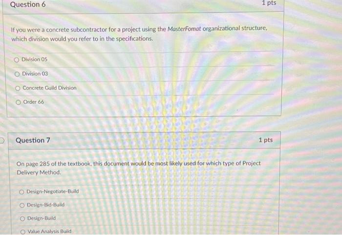 Solved If you were a concrete subcontractor for a project | Chegg.com