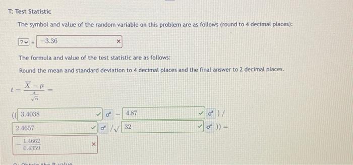 Solved Parameter What is the correct parameter symbol for | Chegg.com