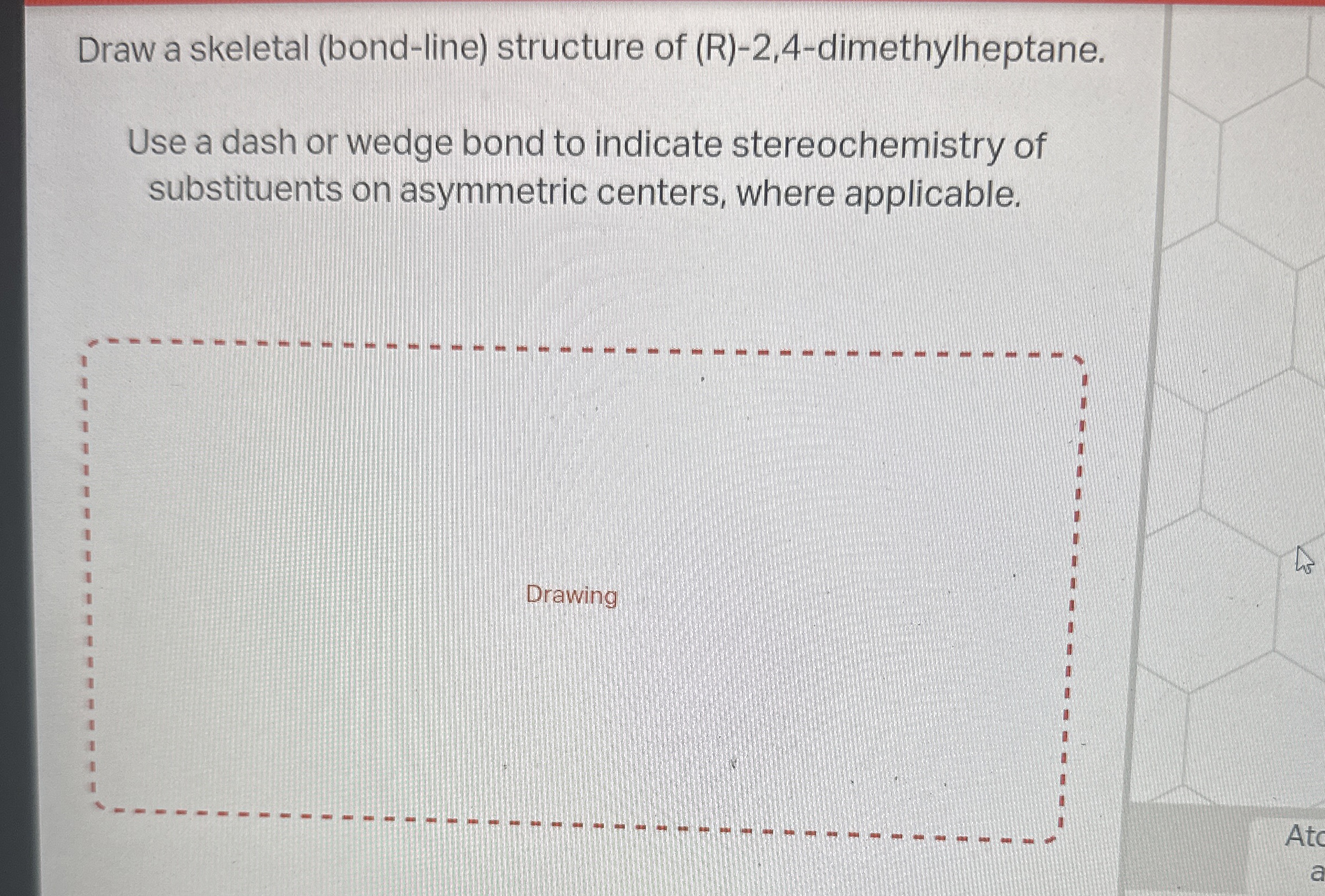Solved Draw a skeletal (bond-line) ﻿structure of | Chegg.com