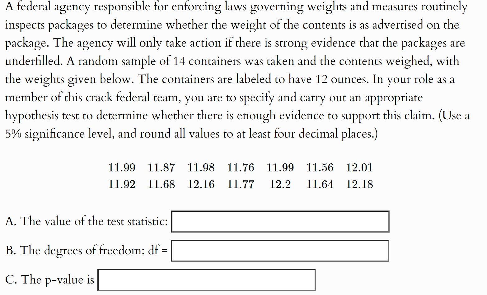Solved A federal agency responsible for enforcing laws | Chegg.com