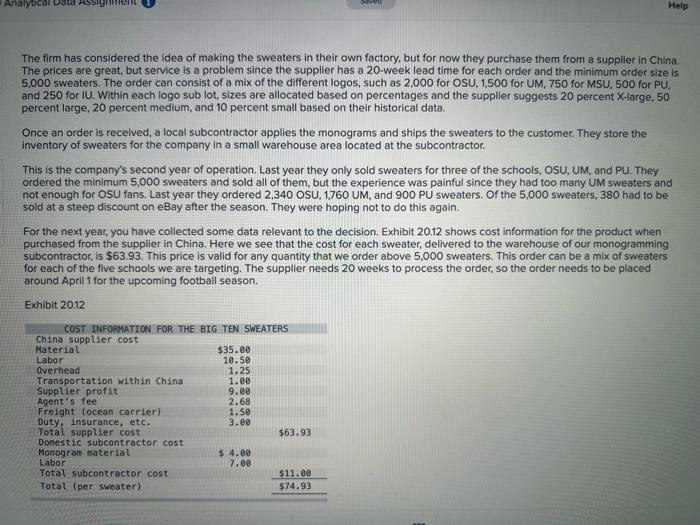 Solved how do you solve for the net pre-tax profit and the | Chegg.com