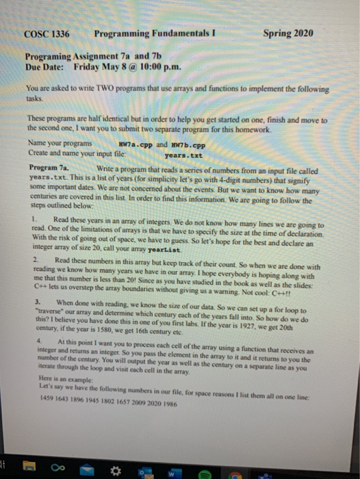 Solved Hello, i am assigned this assignment for my C++ class | Chegg.com