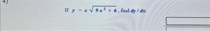 Solved y=x9x2+6 | Chegg.com