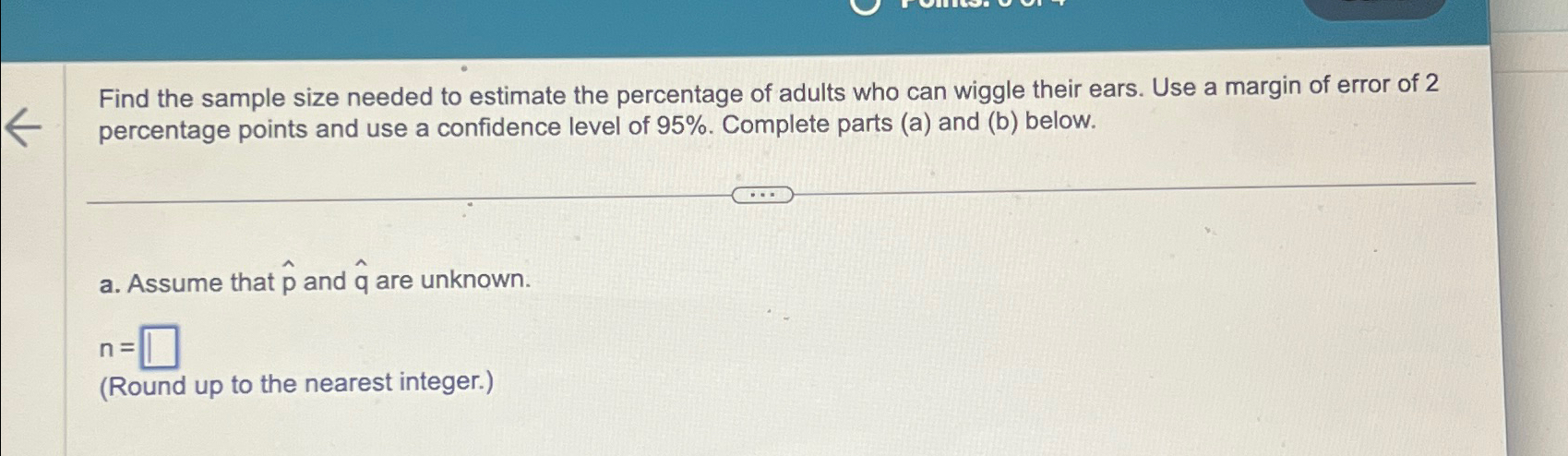 Solved Find the sample size needed to estimate the | Chegg.com
