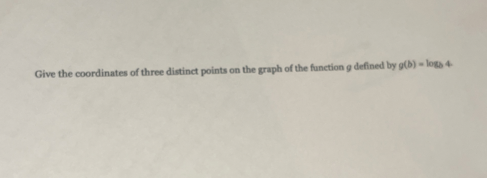 Solved Give the coordinates of three distinct points on the | Chegg.com
