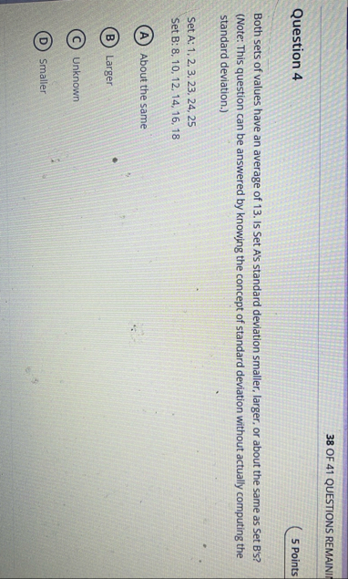 Solved 38 ﻿OF 41 ﻿QUESTIONS REMAINIQuestion 45 ﻿PointsBoth | Chegg.com