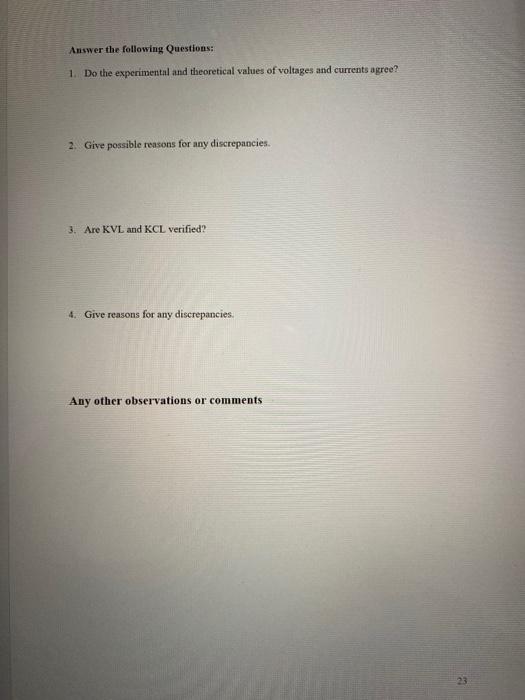 Solved Experiment 4 Kirchhoff's Laws Introduction | Chegg.com