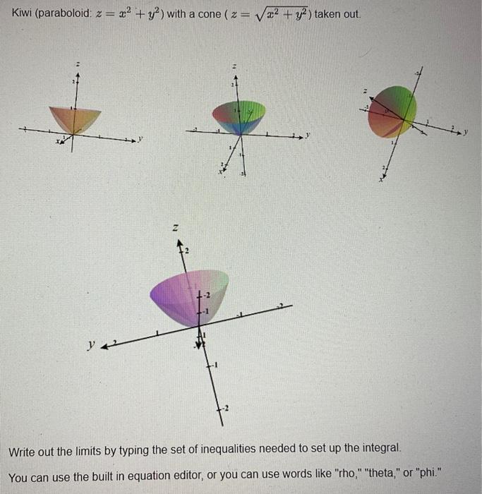 Solved For example: The whole solid sphere can be described | Chegg.com