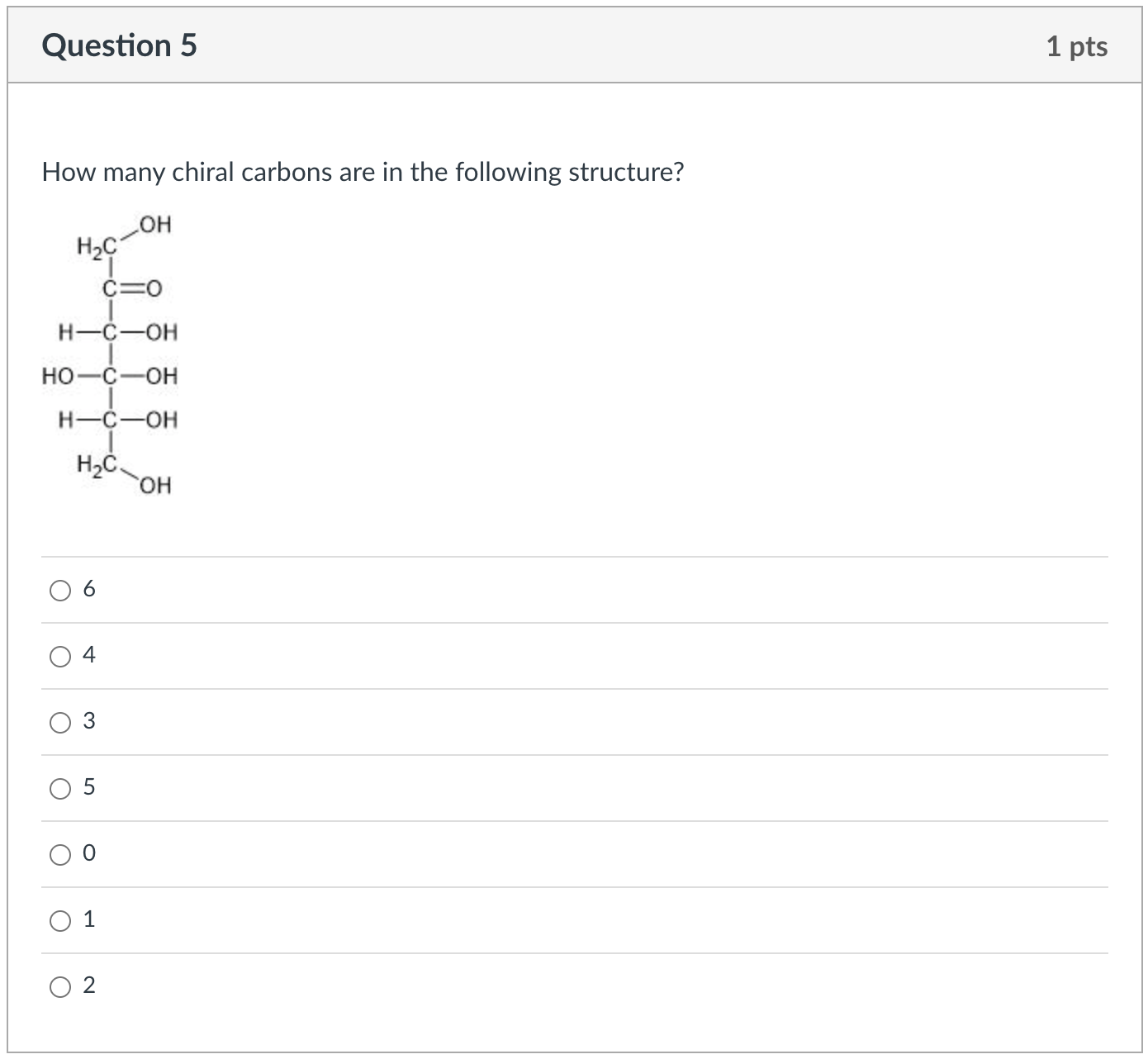 Solved Question 5how Many Chiral Carbons Are In The 