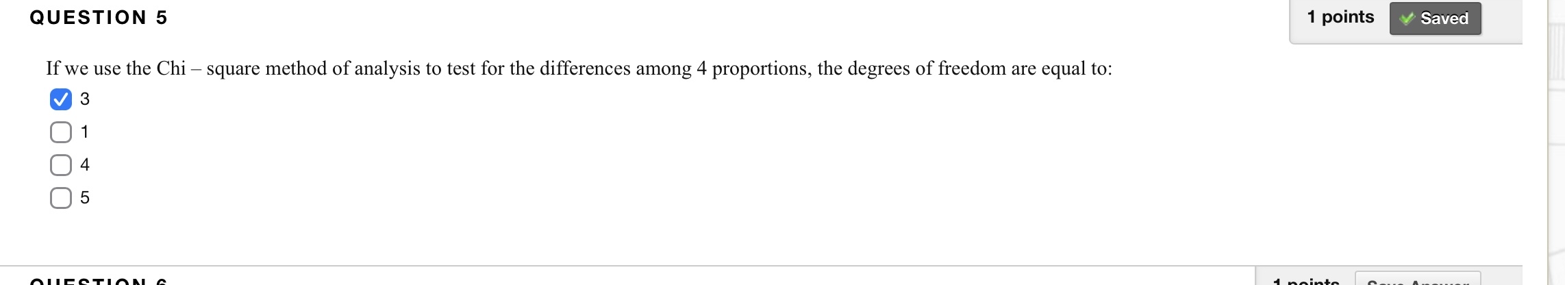 Solved QUESTION 51 pointsIf we use the Chi - square method | Chegg.com Solved QUESTION 51 pointsIf we use the Chi - square method | Chegg.com