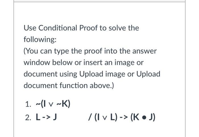 Solved intro to logic , solve proof using rules of | Chegg.com