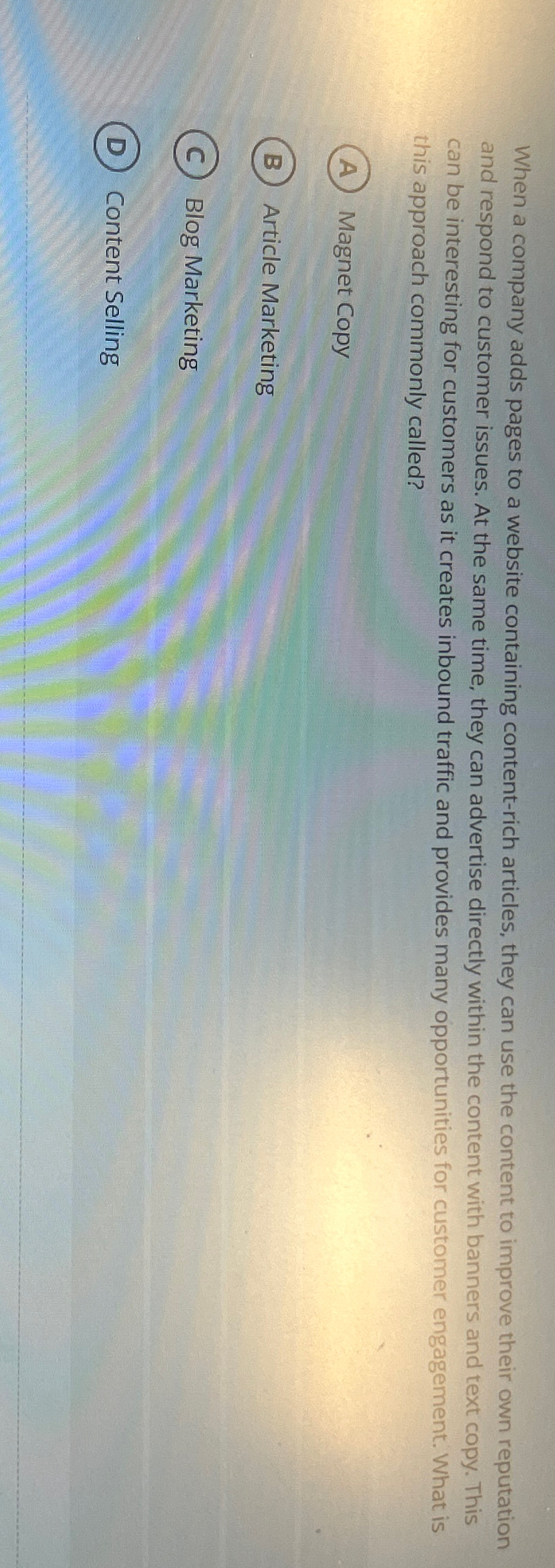 Solved When a company adds pages to a website containing | Chegg.com