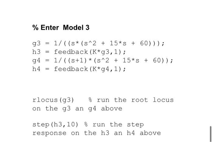 Solved explain the difference in the root locus and step | Chegg.com