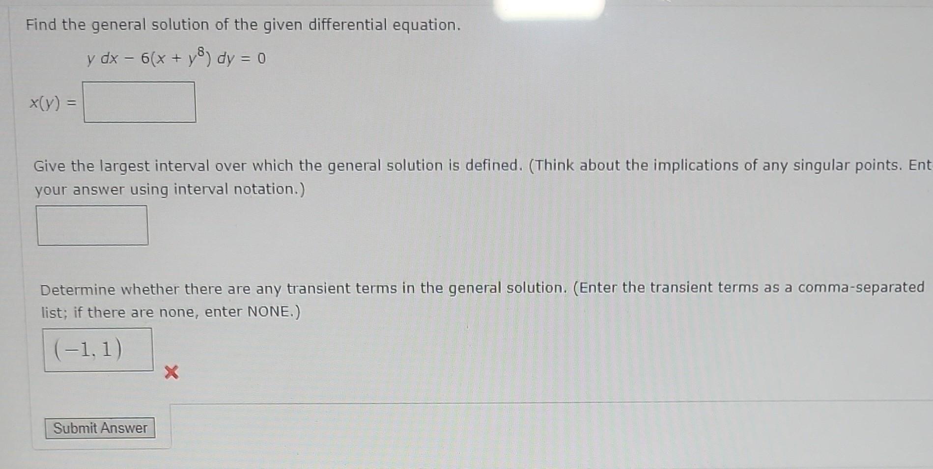 Solved Find the general solution of the given differential | Chegg.com