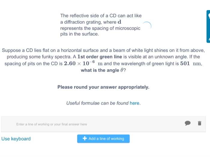 Solved The reflective side of a CD can act like a | Chegg.com