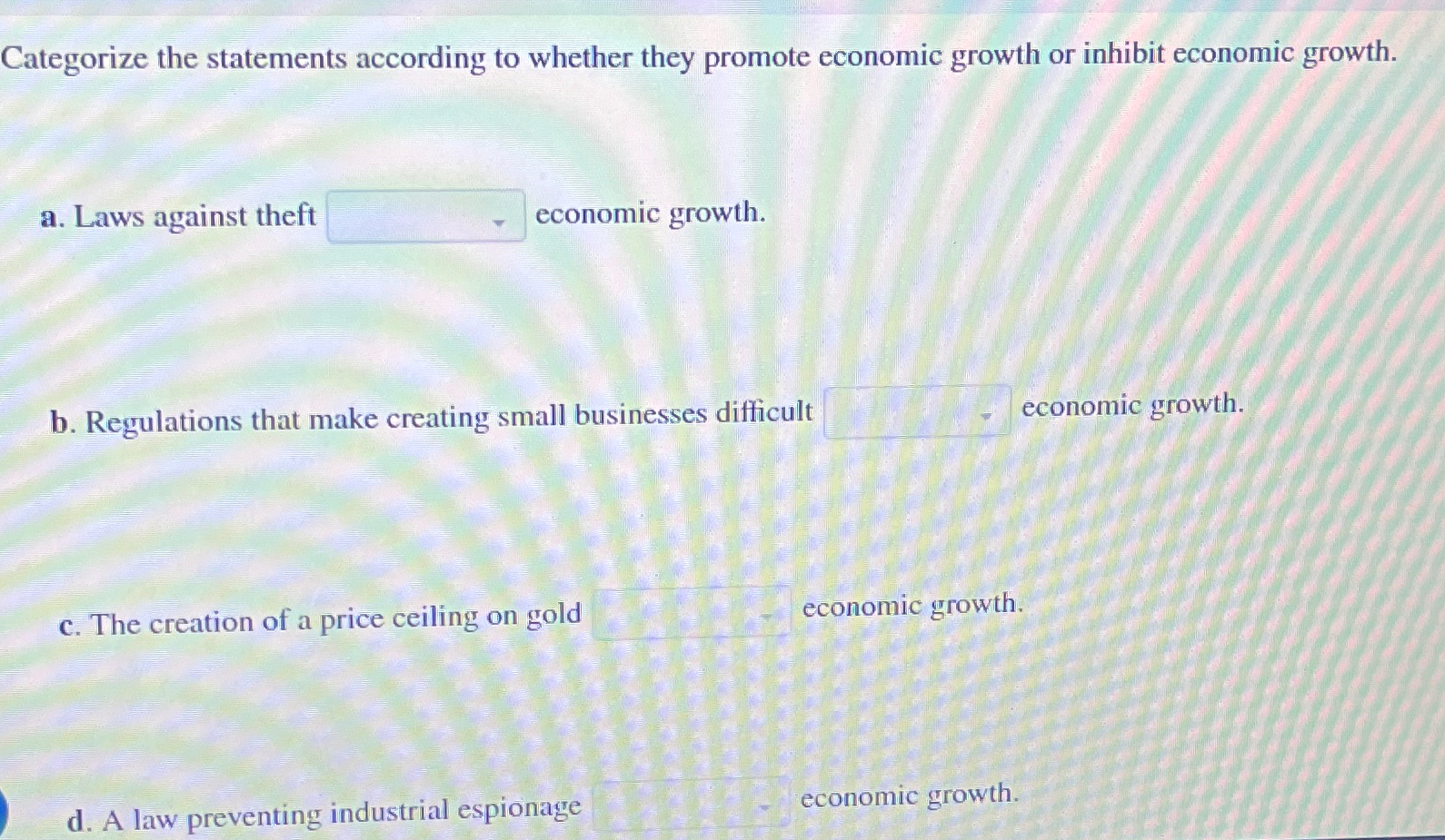 Solved Categorize the statements according to whether they | Chegg.com