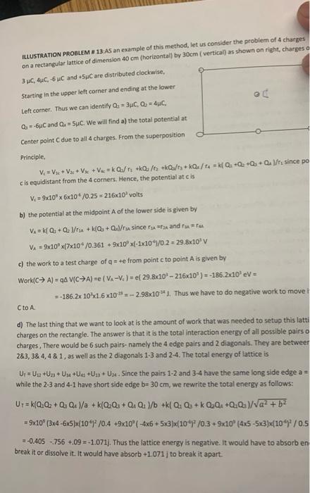 Solved HANDIN HW PROBLEM \#13: Work out the answers for | Chegg.com