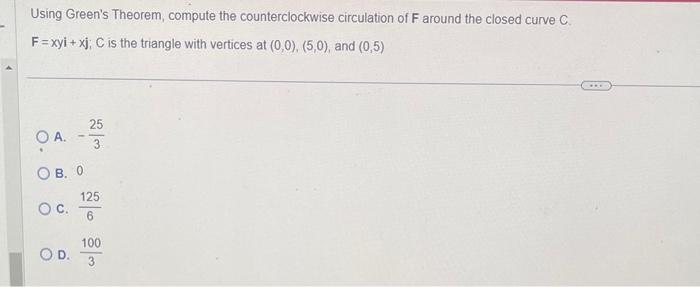 Solved Using Green's Theorem, compute the counterclockwise | Chegg.com