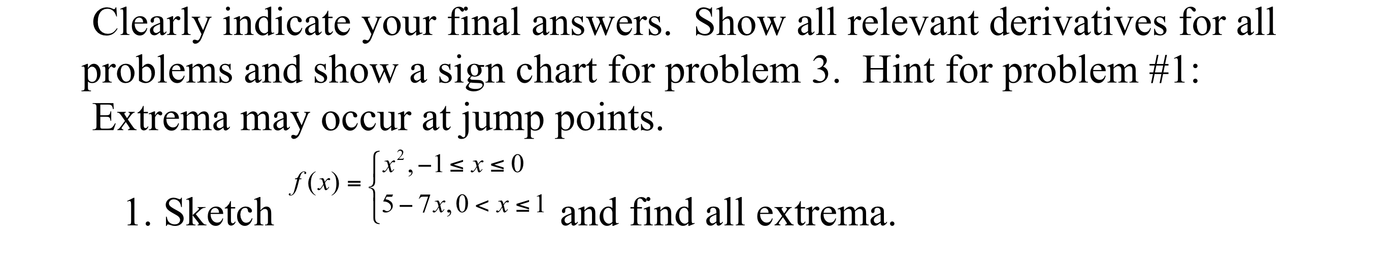Solved Clearly indicate your final answers. Show all | Chegg.com
