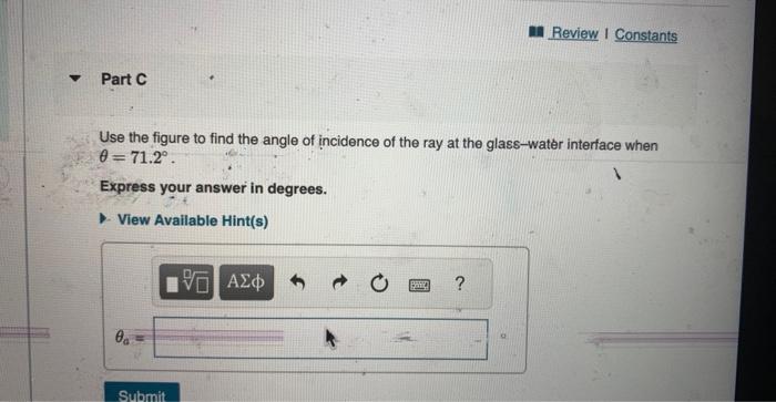 Solved In (Figure 1) shown a rectangular glass block that | Chegg.com