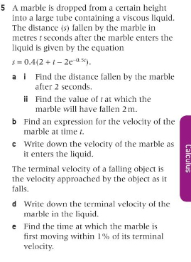 5 ﻿A marble is dropped from a certain height into a | Chegg.com