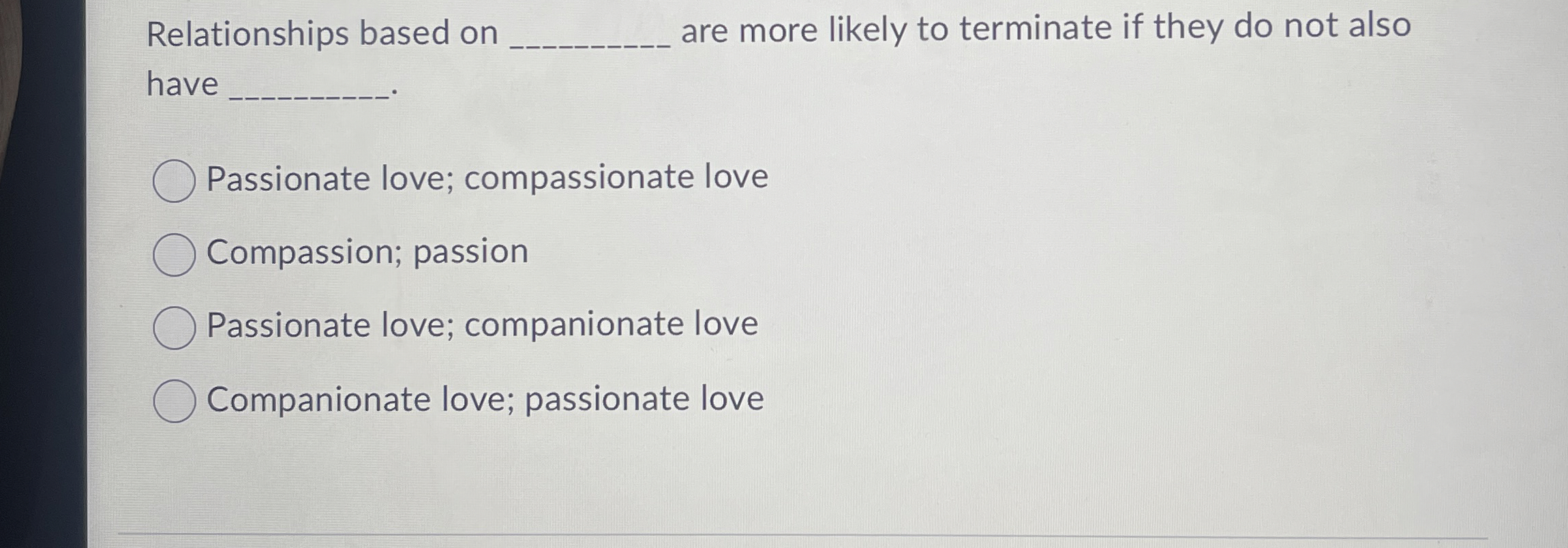 Solved Relationships based on q, ﻿are more likely to | Chegg.com