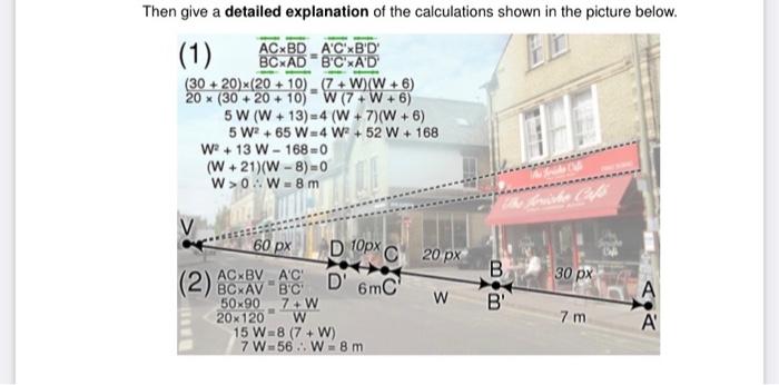Solved Give a detailed explanation of the calculations shown | Chegg.com