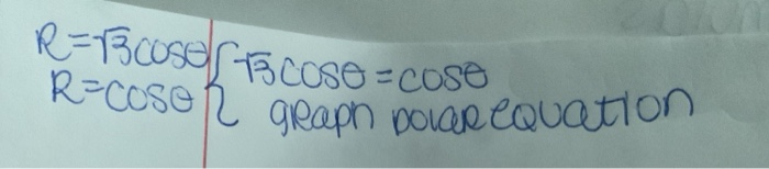 Solved R-Bcoses cose -COSO R-cose graph poice equation | Chegg.com