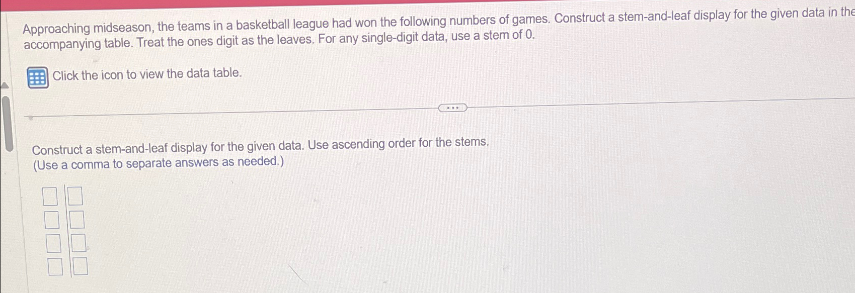 Approaching midseason, the teams in a basketball | Chegg.com
