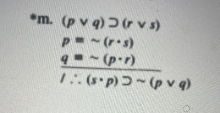 Solved Use the Long Truth Table Method to determine whether | Chegg.com