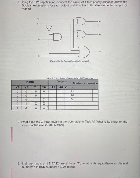Solved 1. Using the EWB application, connect the circuit of | Chegg.com