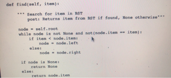 Solved 2. Write and test a recursive version of the find | Chegg.com