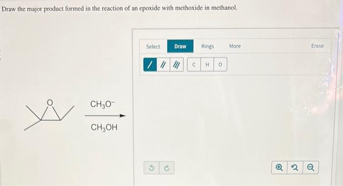Solved Draw the major product formed in the reaction of an | Chegg.com