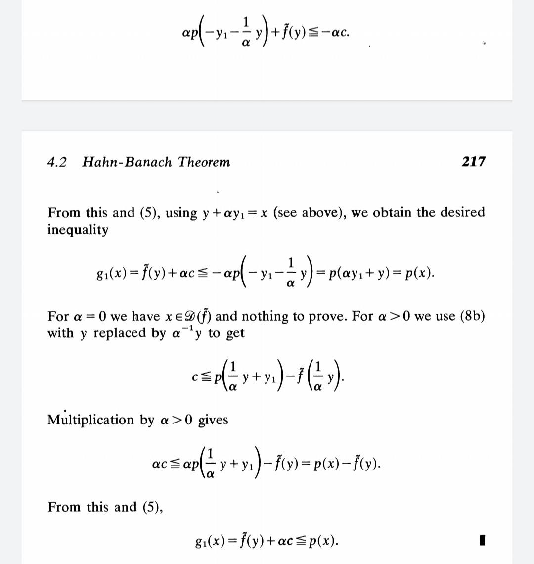 Solved 4.2-1 Hahn-Banach Theorem (Extension of linear | Chegg.com